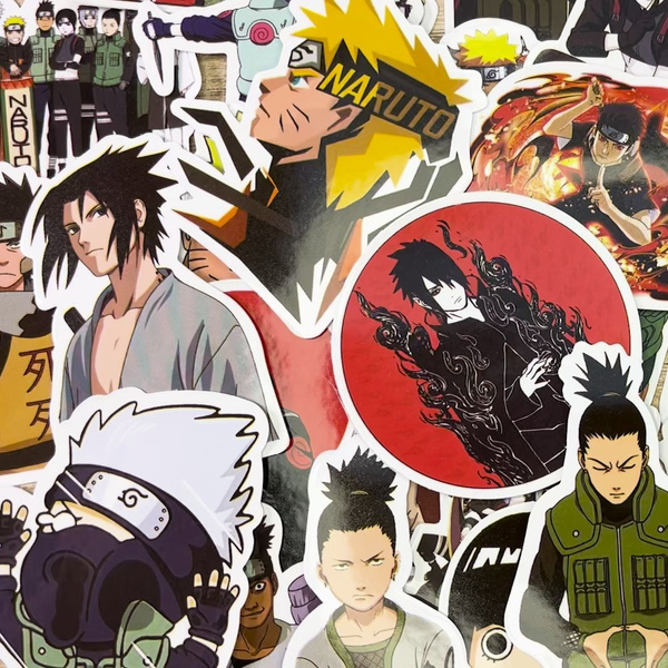 Наклейки Наруто/Naruto 50 штук/ Аниме набор - купить с доставкой по ...