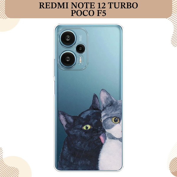 Силиконовый чехол на Xiaomi Redmi Note 12 Turbo/Poco F5 / Сяоми Редми ...