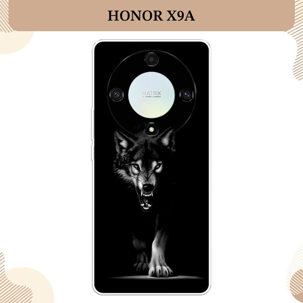 Силиконовый чехол на Honor X9A / Хонор X9A Волк выходит из ночи ...