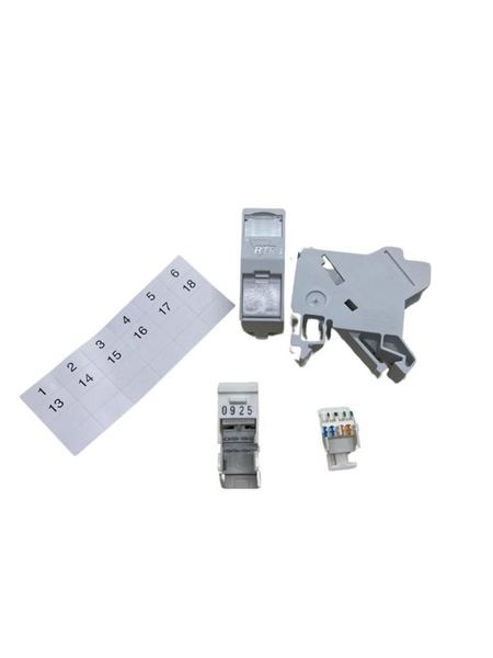 Модуль RJ45 на DIN рейку E-DAT modul REG без комплектующих IP20 ...
