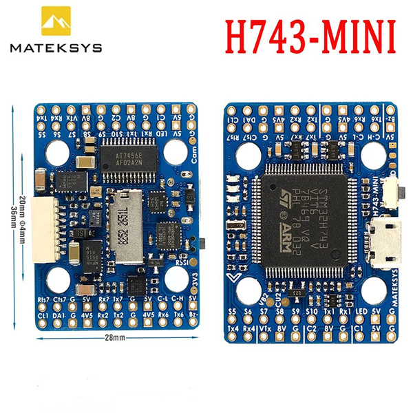 Контроллер полета Matek H743 MINI V3 H743 STM32H743VIT6 ICM20602 Встроенный OSD DPS310 PDB 20x20 ...