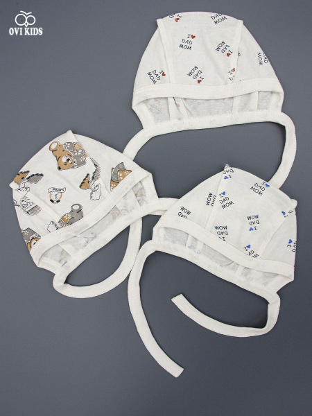 Комплект чепчиков Ovi KIds, 3 шт - купить с доставкой по выгодным ценам ...