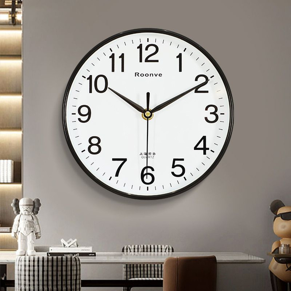 Бесшумные настенные часы модные квадратные настенные часы украшение библиотеки и отеля