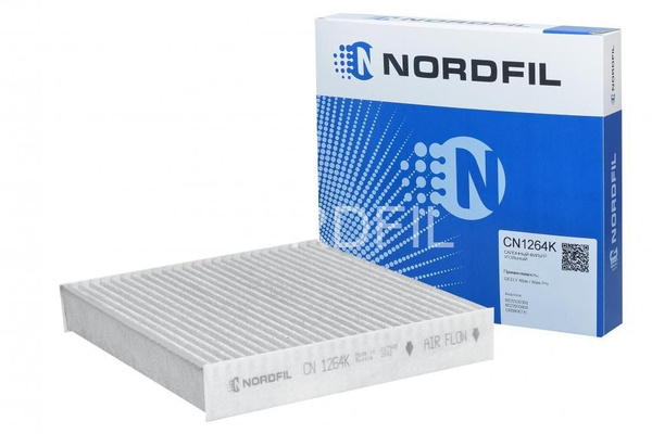Фильтр салонный NORDFIL салона угольный CN1264k GEELY ATLAS 16-, ATLAS ...