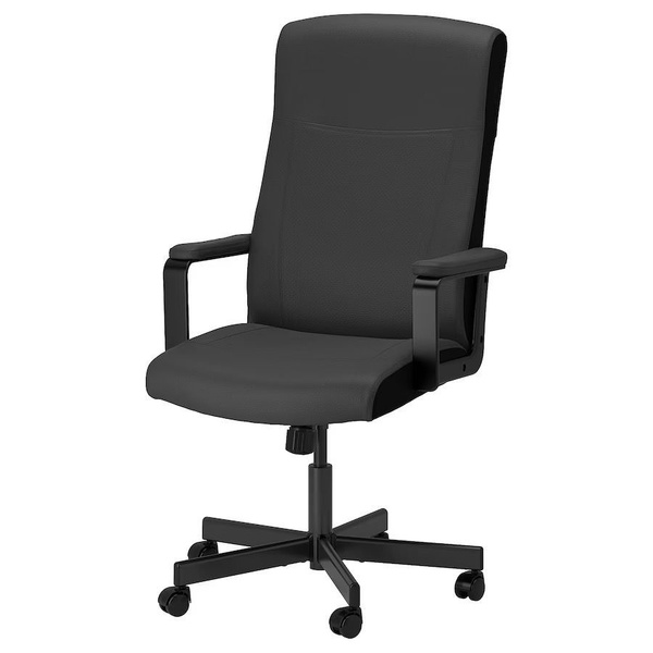 Компьютерное кресло IKEA MILLBERGET (ИКЕА МИЛЛБЕРГЕТ) Мурум черный ...