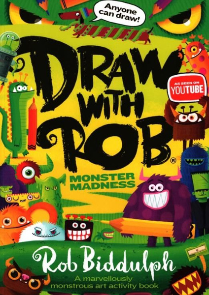Draw with Rob. Monster Madness | Biddulph Rob - купить с доставкой по ...