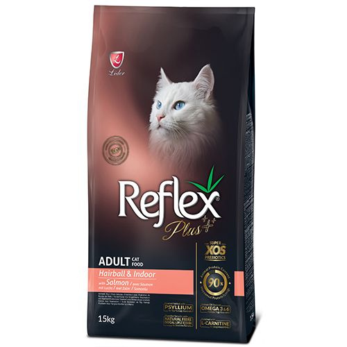 Reflex Plus Adult Hairball Salmon / Сухой корм Рефлекс Плюс для кошек для Выведения шерсти с ...