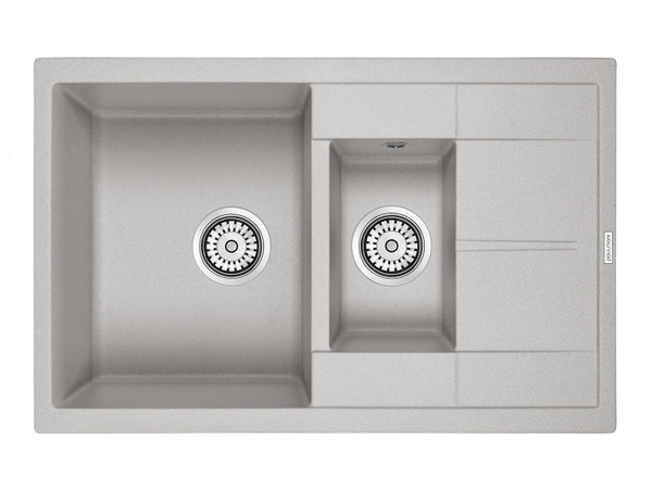 Кухонная мойка врезная Paulmark FLUGEN 60/1,5 775х495 мм, гранит ...