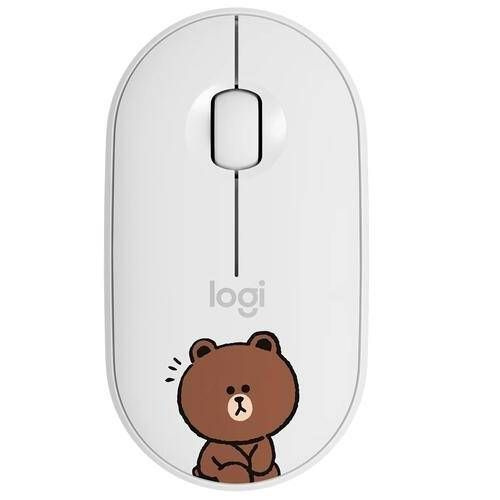 Мышь Logitech M350 (Line Friends Collection), белый - купить по ...