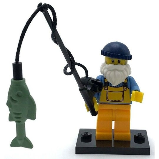 Минифигурка Lego Fisherman, Series 3 col03-1 - купить с доставкой по ...