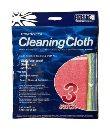 Салфетки для уборки Smart Microfiber System, Микрофибра, Микрофайбер ...