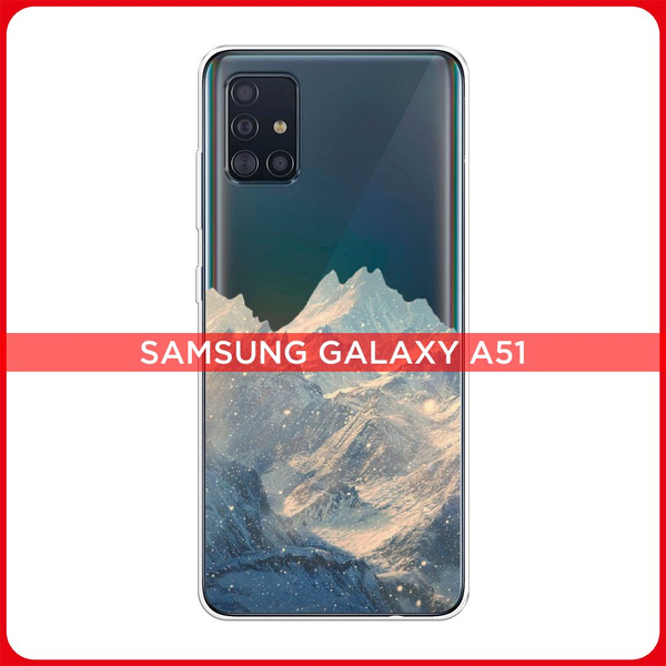 Силиконовый чехол на Samsung Galaxy A51 / Самсунг А51 Горы арт 2 ...