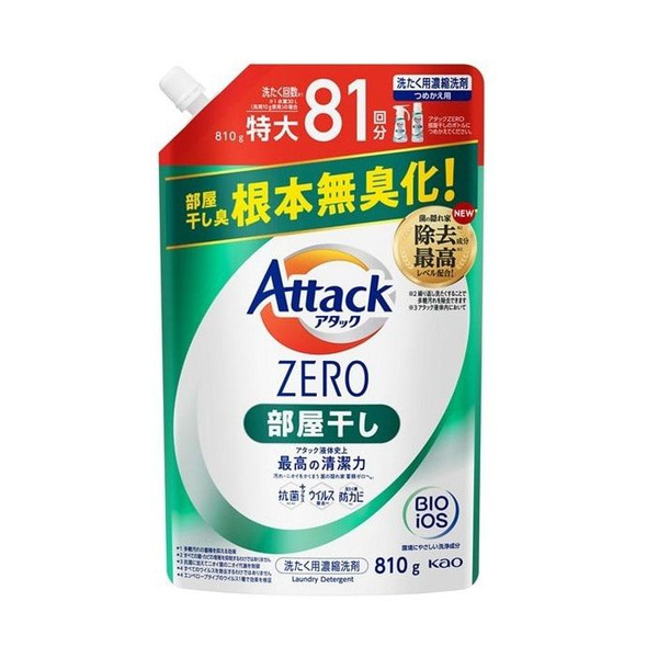 KAO "Attack Zero One Hand Type" Жидкое средство для стирки суперконцентрированное ...