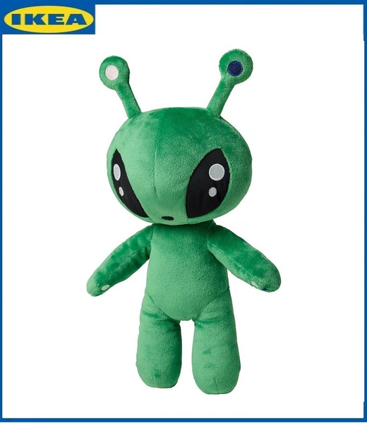 Плюшевая игрушка IKEA AFTONSPARV, инопланетянин/зеленый, 34 см ...
