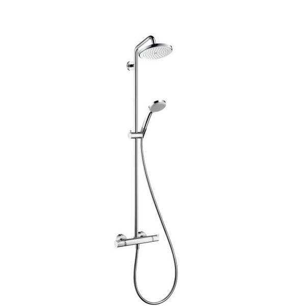 Душевая стойка Hansgrohe Croma 220 Showerpipe 27185000 хром термостат ...