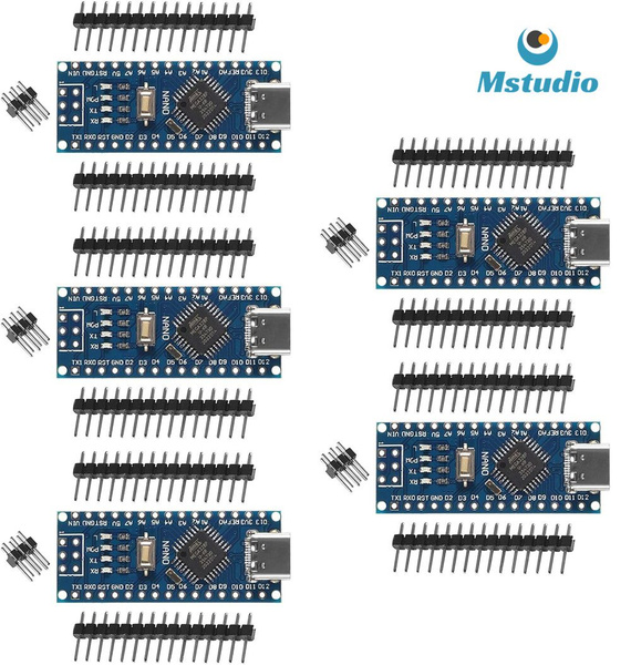 5 шт Arduino Nano V30 Usb Type C программируемый контроллер на базе