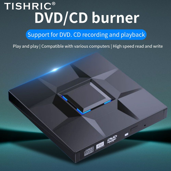 TISHRIC Переносной внешний привод DVD/CD - типа записывающее ...