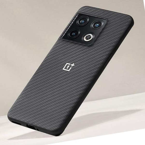 Оригинальный черный чехол-бампер OnePlus 10 Pro Чехол из углеродного ...