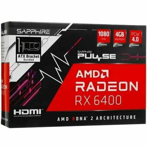Видеокарта Sapphire Radeon RX 6400, 4 ГБ GDDR6 - купить по низким ценам ...