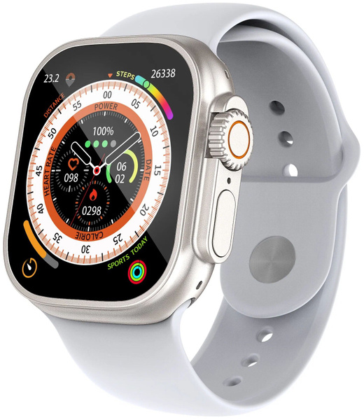 Купить смарт-часы SMART WATCH Xi8 Ultra BIG 1.93, экран 1.93" - купить ...