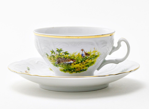 Чайная пара Thun "Бернадотт Охотничьи сюжеты", на 1 перс. - купить по выгодной цене в интернет ...