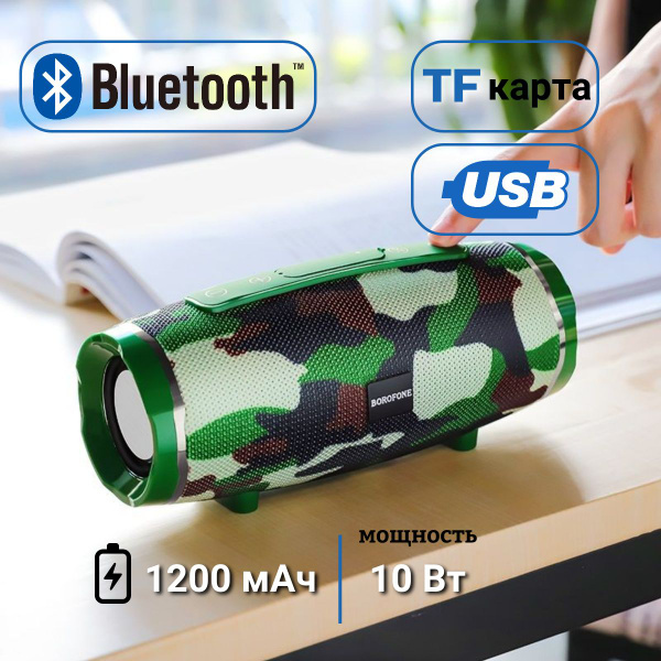 Беспроводная колонка BOROFONE BR3 Blue - купить по доступным ценам в ...