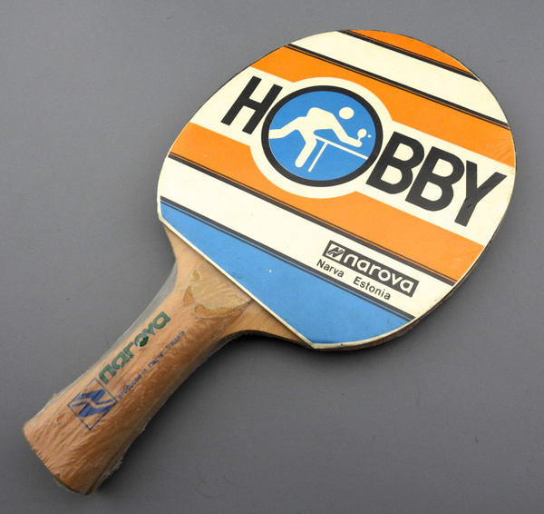 Винтажная ракетка для настольного тенниса HOBBY Narova Narva Estonia ...
