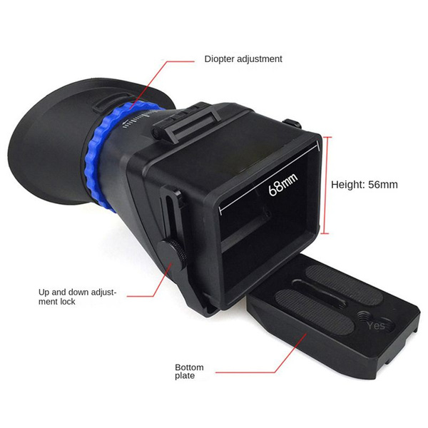 (J C I D) Универсальный ЖК-Видоискатель С Увеличением 3,0X 3 Дюйма 3,2 ...