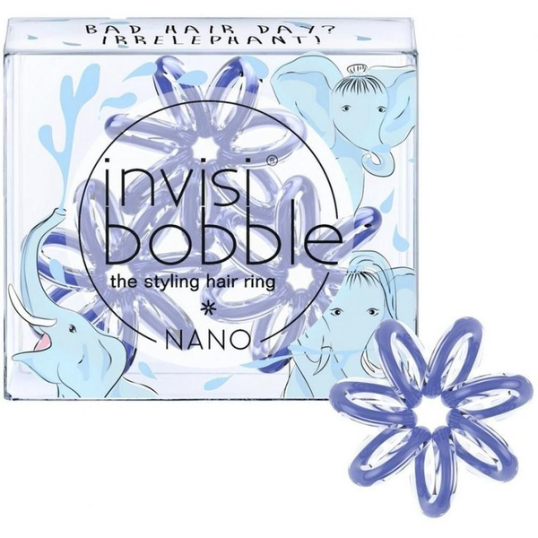 INVISIBOBBLE Резинка-браслет NANO Bad Hair Day? Irrelephant!, 3 шт ...