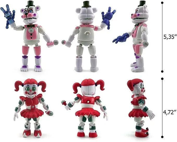 Подвижная фигурка Аниматроник Пять ночей у Фредди Funtime Freddy Bear ...