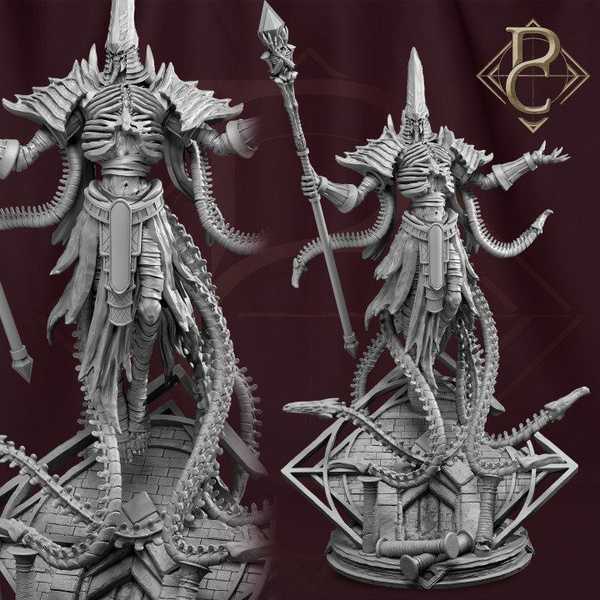 Миниатюра Amothep The Dark Pharaoh/Nagash proxy model - купить с ...
