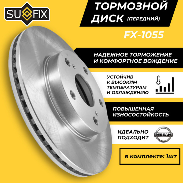 Тормозной диск Ниссан Кашкай j10 Передний Диск Х Трейл Т31 Nissan ...