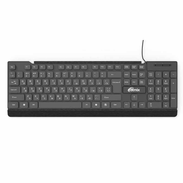 Ritmix RKB-107 Black Проводная SLIM с классич, USB (80000594) купить по низкой цене: отзывы ...