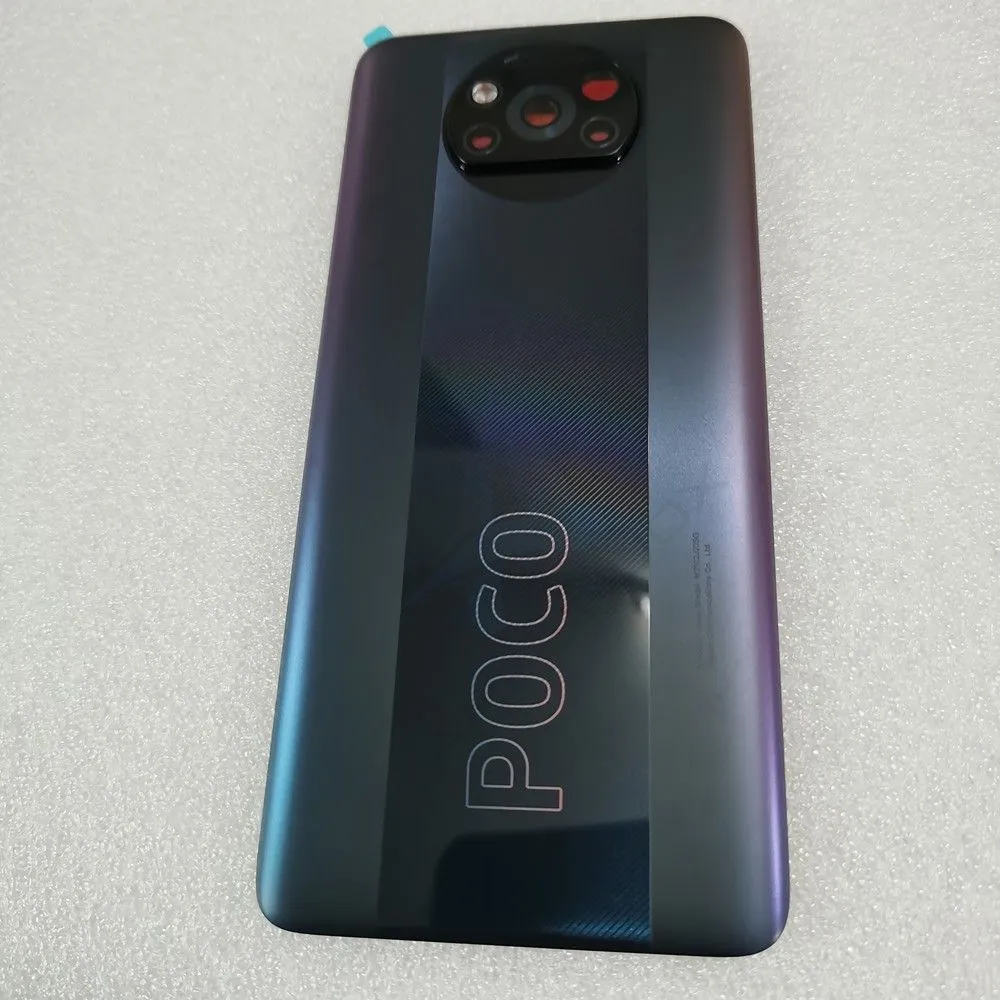 Poco X3 Pro оригинальная задняя крышка батареи с объективом камеры ...