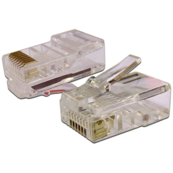 Коннектор Lanmaster (TWT-PL45-8P8C) UTP кат.5e RJ45 (упак.:100шт) купить на OZON по низкой цене ...