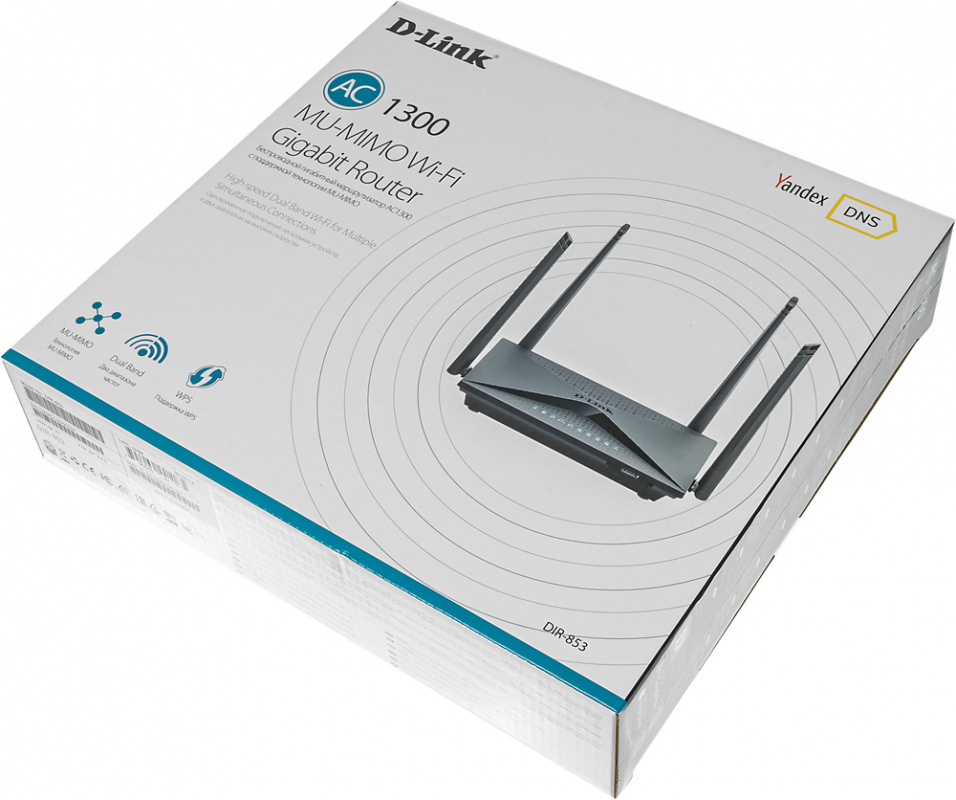 Wi-Fi роутер D-Link DIR-853 — купить в интернет-магазине OZON с быстрой ...