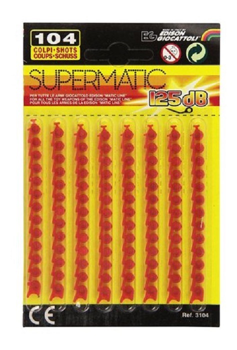 Edison Пистоны для 13-зарядного оружия Supermatic 125 dB, 104 шт. 3104 ...