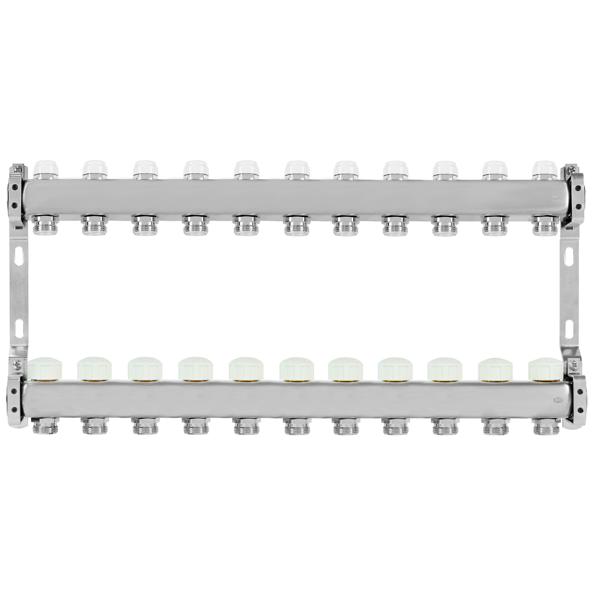 COLSYS 805, 11 выходов. Коллекторная группа из нержавеющей стали с отсечными клапанами и ...