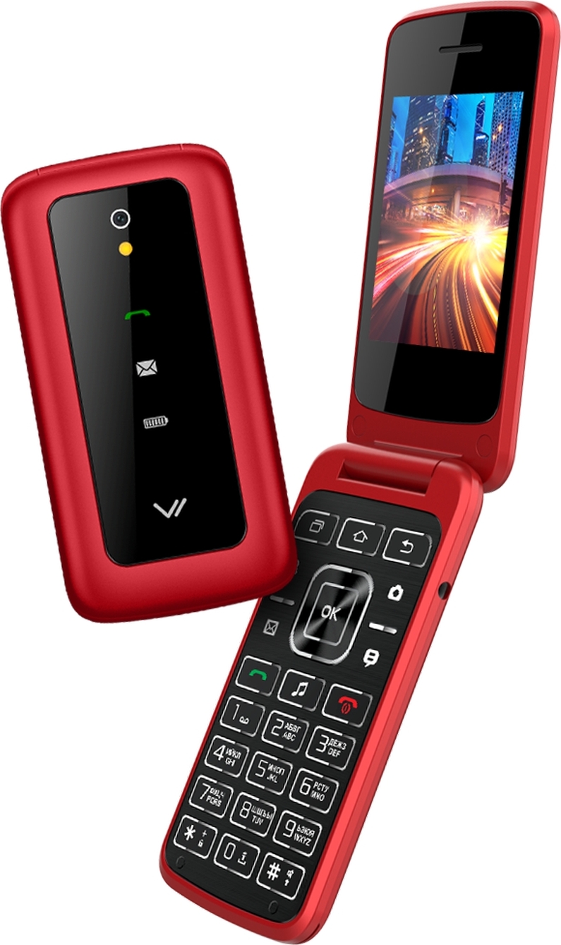 Мобильный телефон Vertex S110, красный - купить по выгодной цене в ...