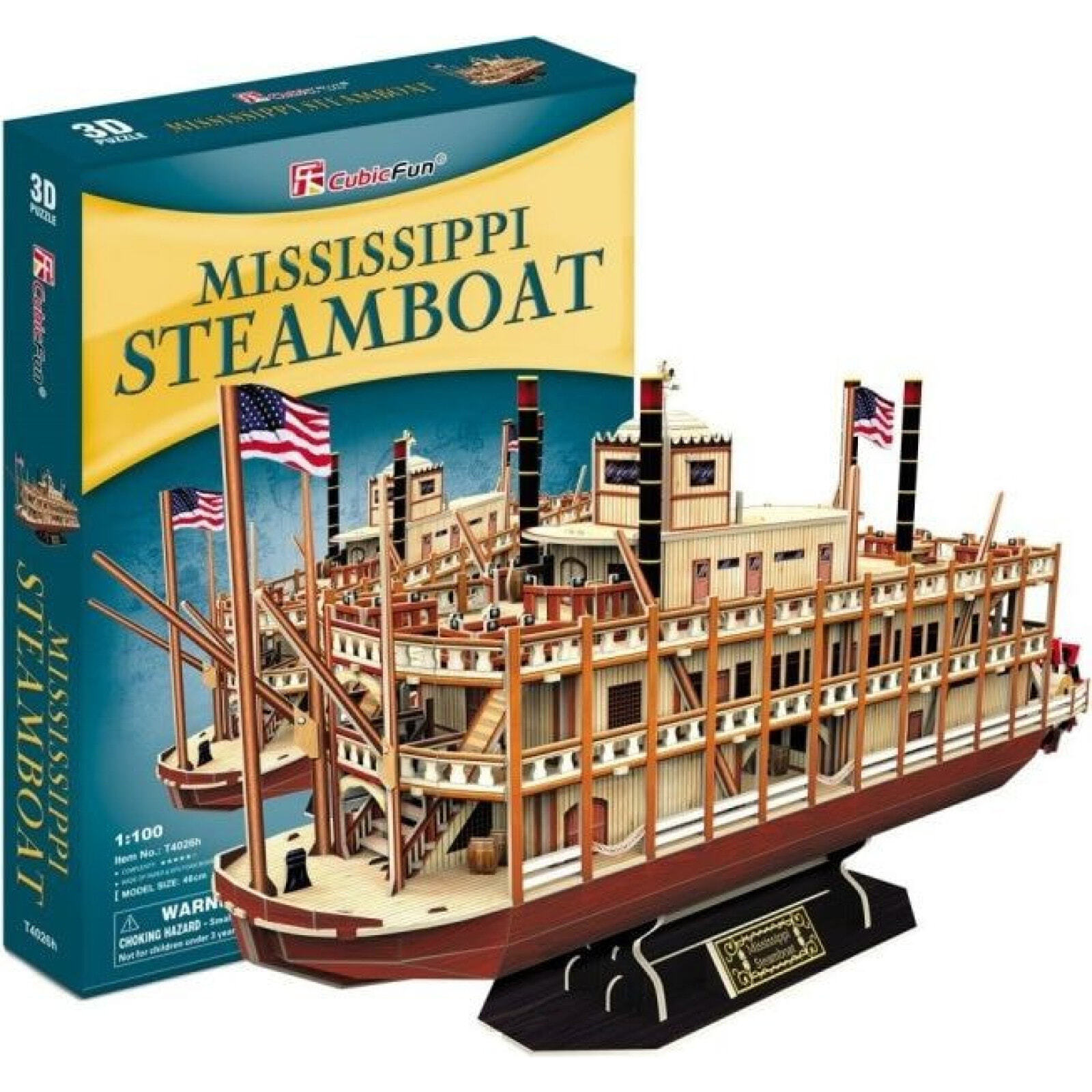 Пазл Cubicfun Statek parowy Mississipi (306-24026) — купить в интернет ...