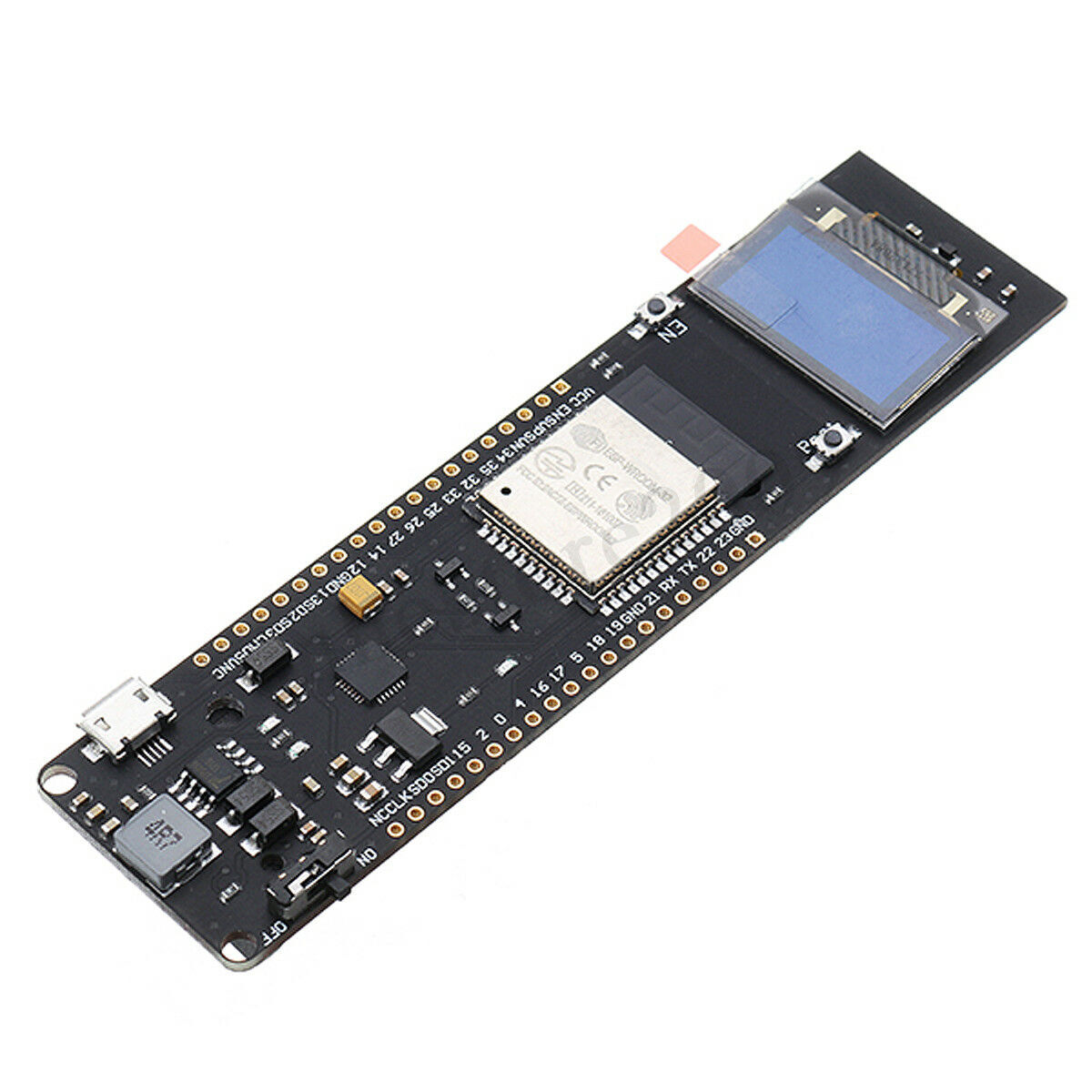 ESP-32 c OLED-дисплеем и отсеком 18650 - купить с доставкой по выгодным ...