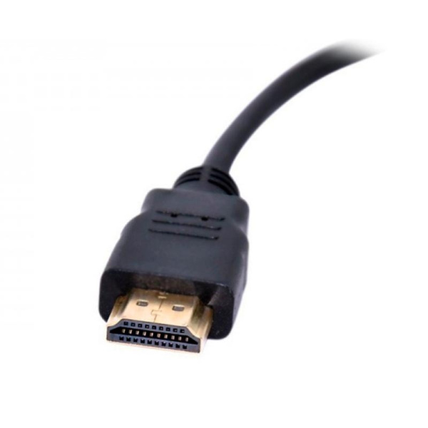 Переходник Cablexpert HDMI-VGA A-HDMI-VGA-04, 19M/15F, провод 15см ...