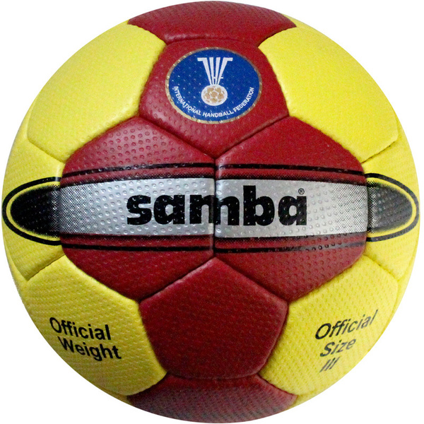 Мяч для гандбола SAMBA TOP GRIPPY, 3 размер, красный, желтый купить по ...