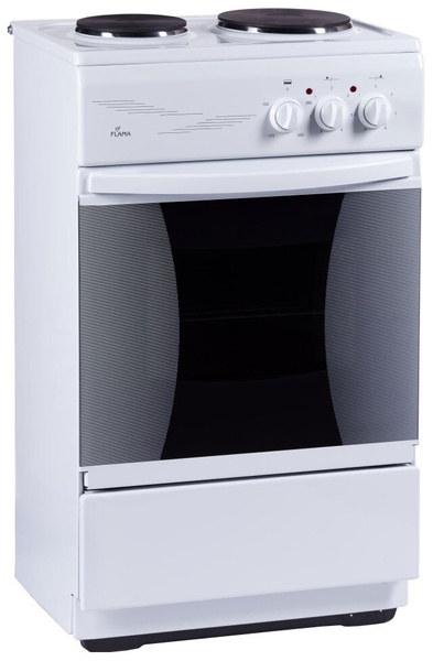 Электроплита Flama CE 3201 W купить c доставкой на OZON по низкой цене ...