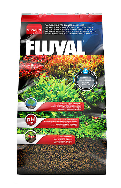 Грунт для аквариума вулканический для креветок и растений Fluval (4 кг ...