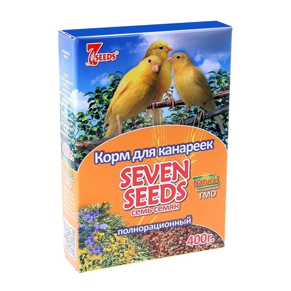 Корм Seven Seeds для канареек, 400 г - купить с доставкой по выгодным ...