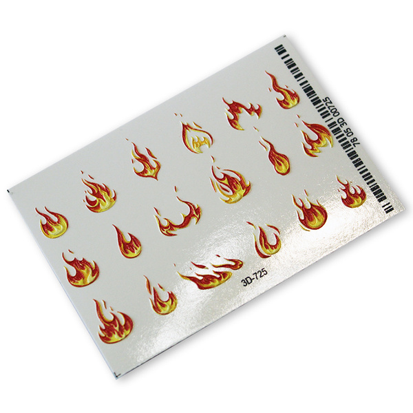 Anna Tkacheva, 3D слайдер для ногтей Огонь и Пламя, 3D-725 - купить с доставкой по выгодным ...