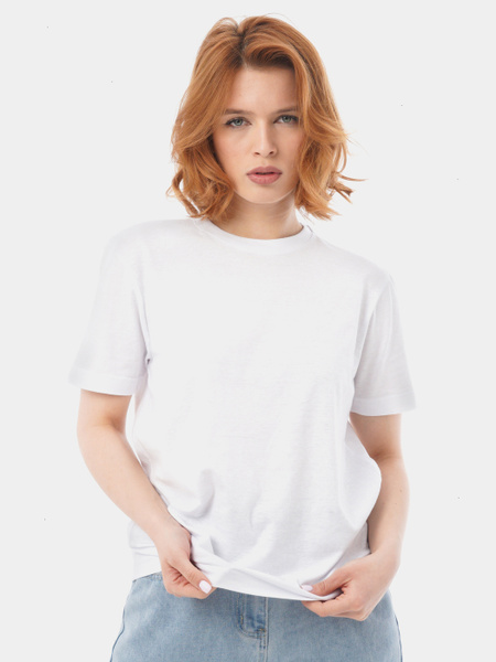 Футболка Temporada размер 48 цвет белый Хлопок 100 купить по