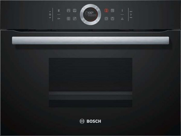 Пароварка встраиваемая Bosch Serie 8 CDG634AB0, черный - купить с ...