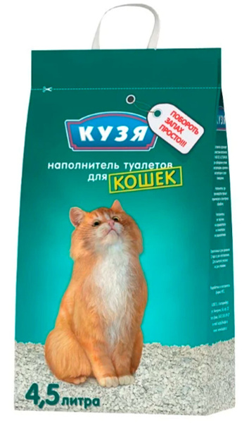 Наполнитель Глиняный Кузя Впитывающий 2800г. - купить с доставкой по ...